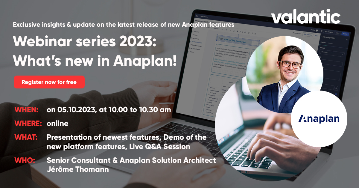 Webinar: What's new in Anaplan?