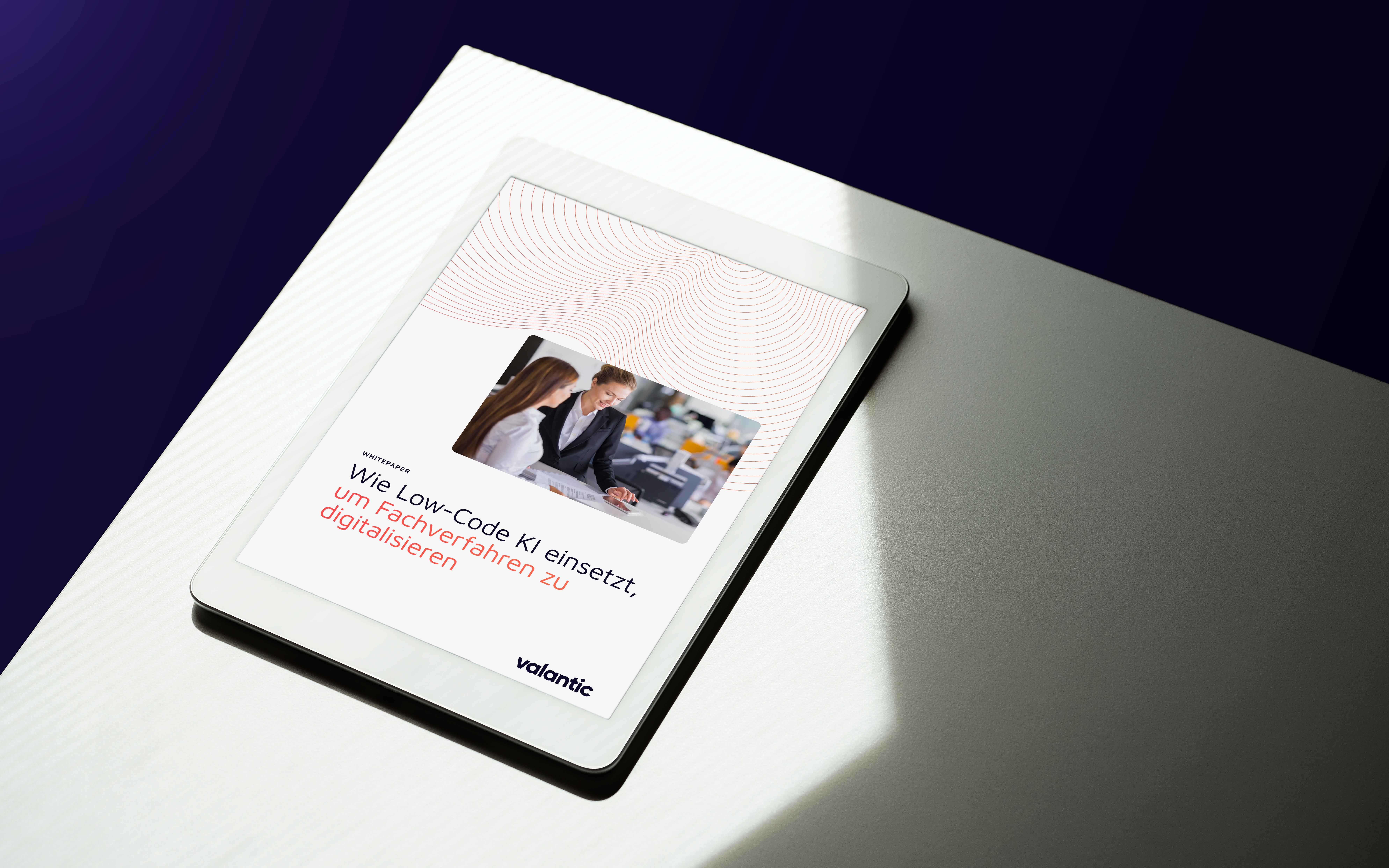 Whitepaper: Digitalisierung von Fachverfahren durch Low-Code & KI